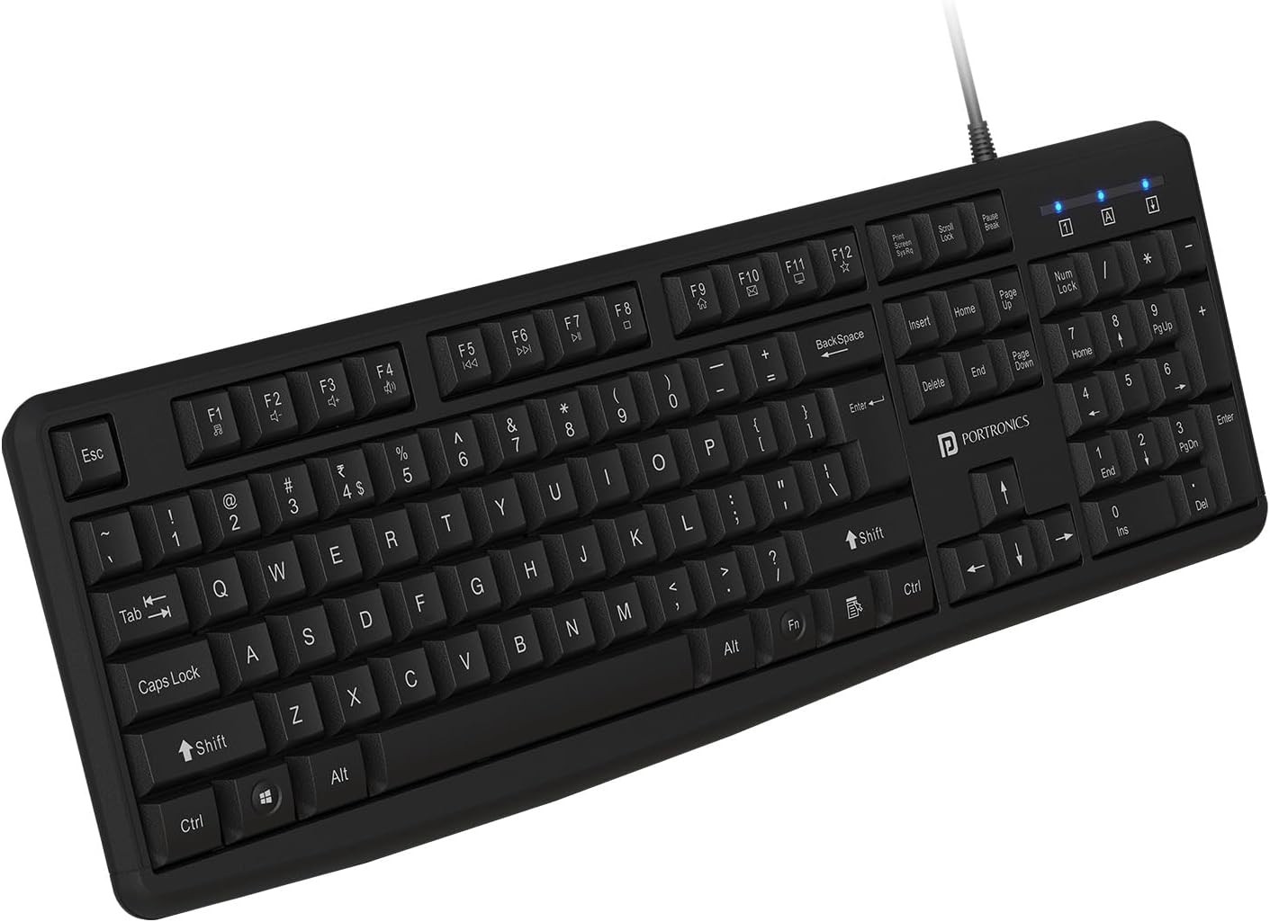 Buy Geonix Wired Computer Keyboard Basic Black Keyboard With 1 5 Metre Usb A