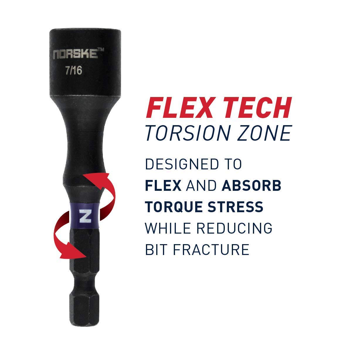 Snapklik.com : Norske Tools NIBPI650 Impact Torsion Magnetic Nutsetters