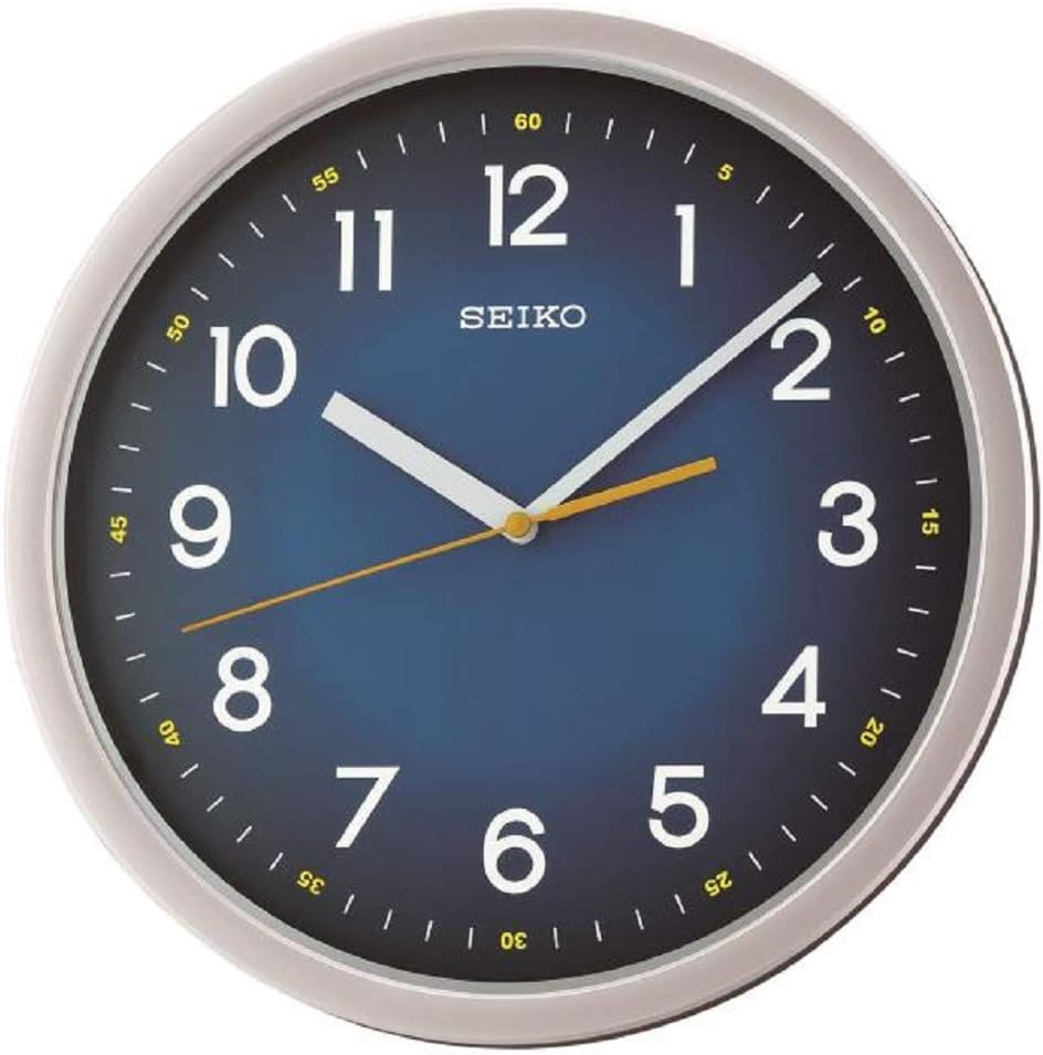 Amazon.com: Seiko 12" Ultra-Modern with Quiet Sweep Wall Clock : Home ...