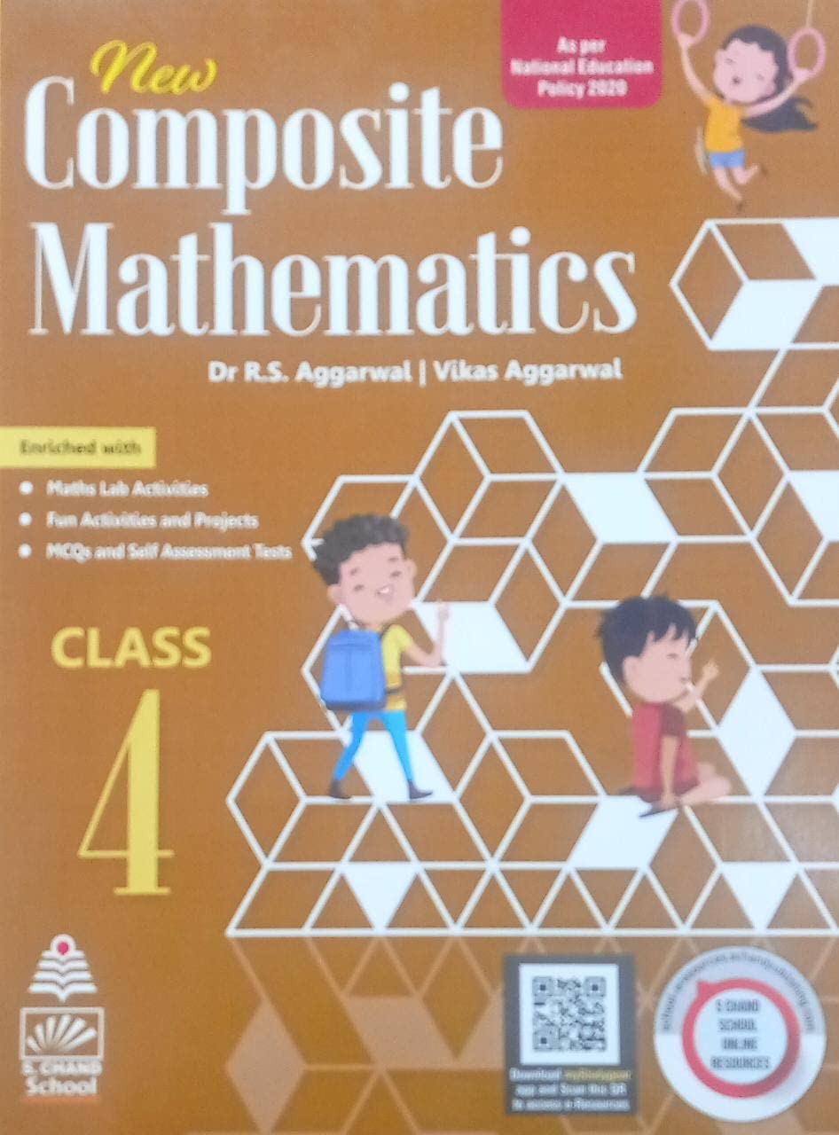 New Composite Mathematics Class 4 NVB 001+ By RS Aggarwal : Aakash ...