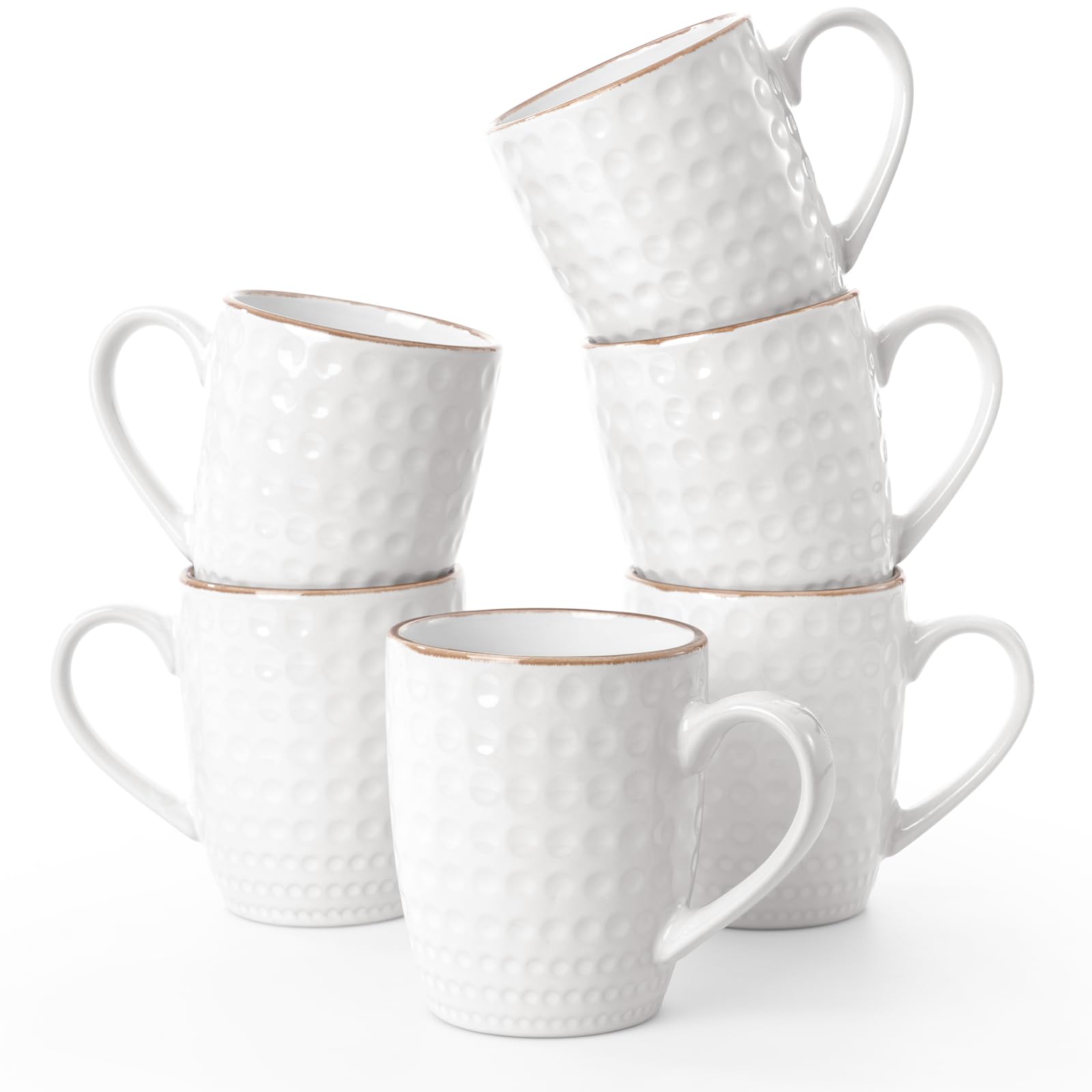 Amazon.com | famiware Coffee Mugs Sets for 6, 14 oz Mug Set, Coffee ...