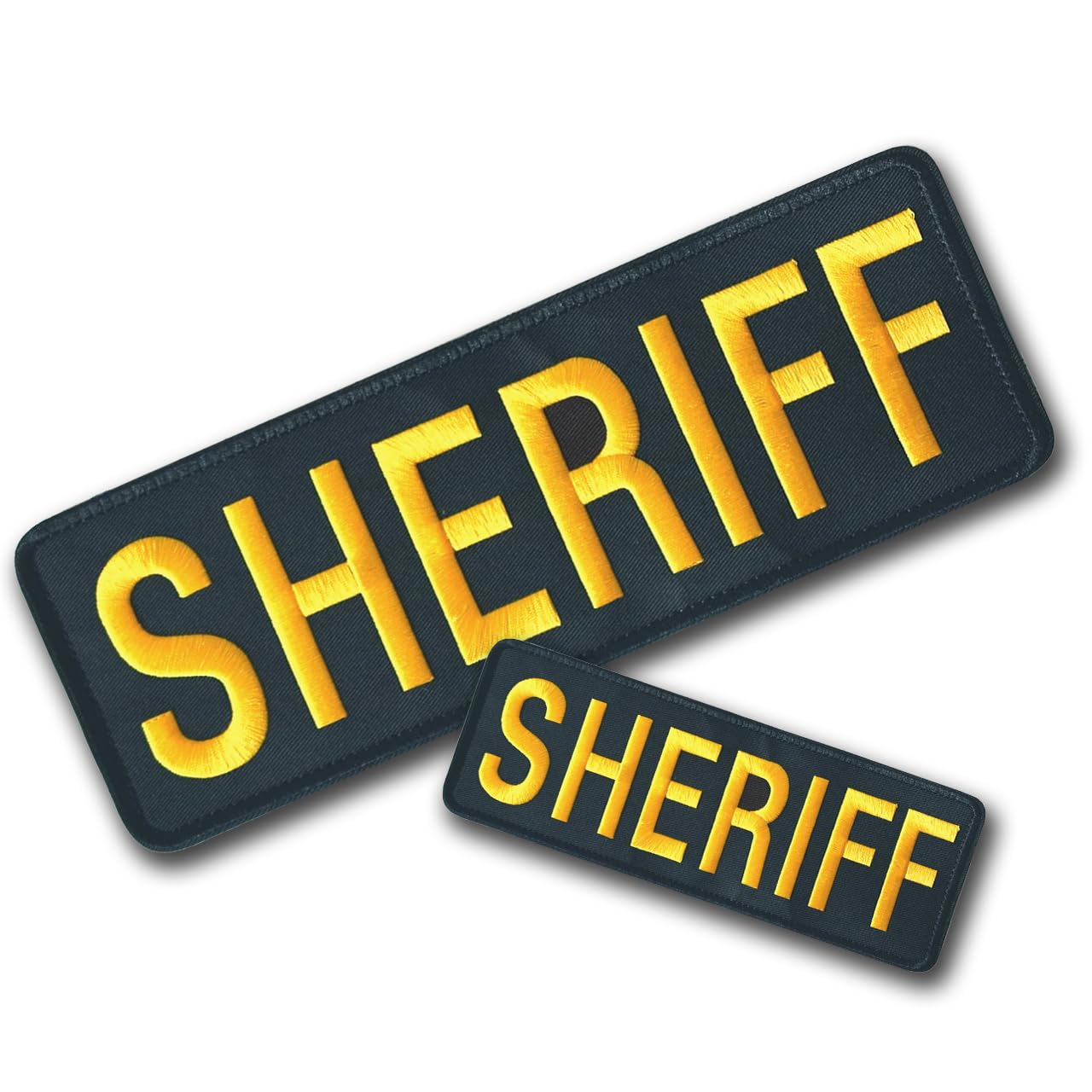 Amazon.com: ZESION Large Size Sheriff Patches, Embroidered Hook and ...