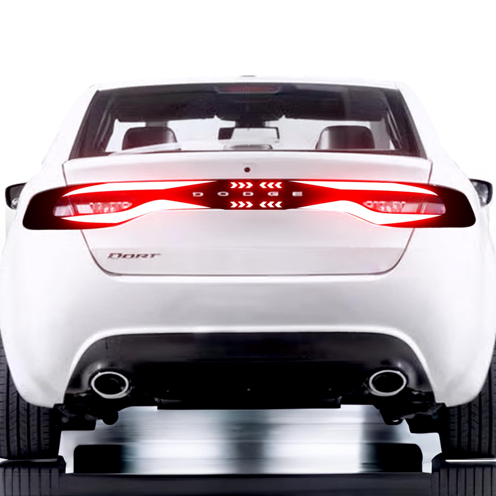 Amazon.com: iwannachange Gloss Black Tail Light Race Track Bat Vinyl ...