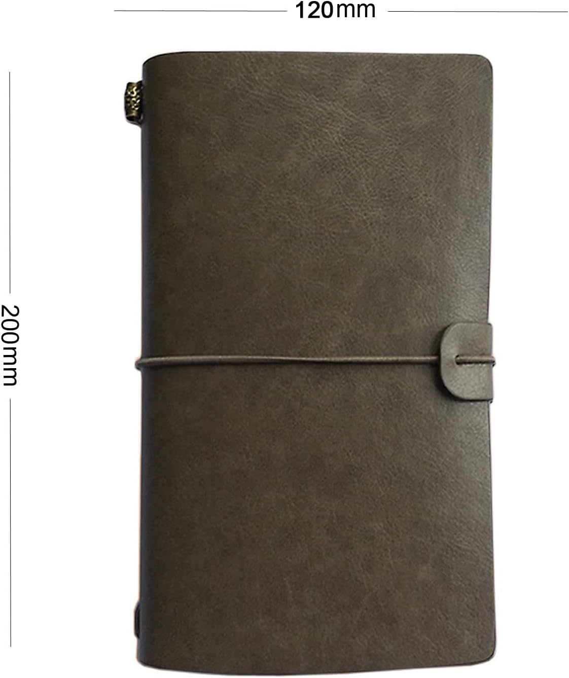 NectaRoy Retro Vintage Refillable Leather Notebook with Lined and Blank ...