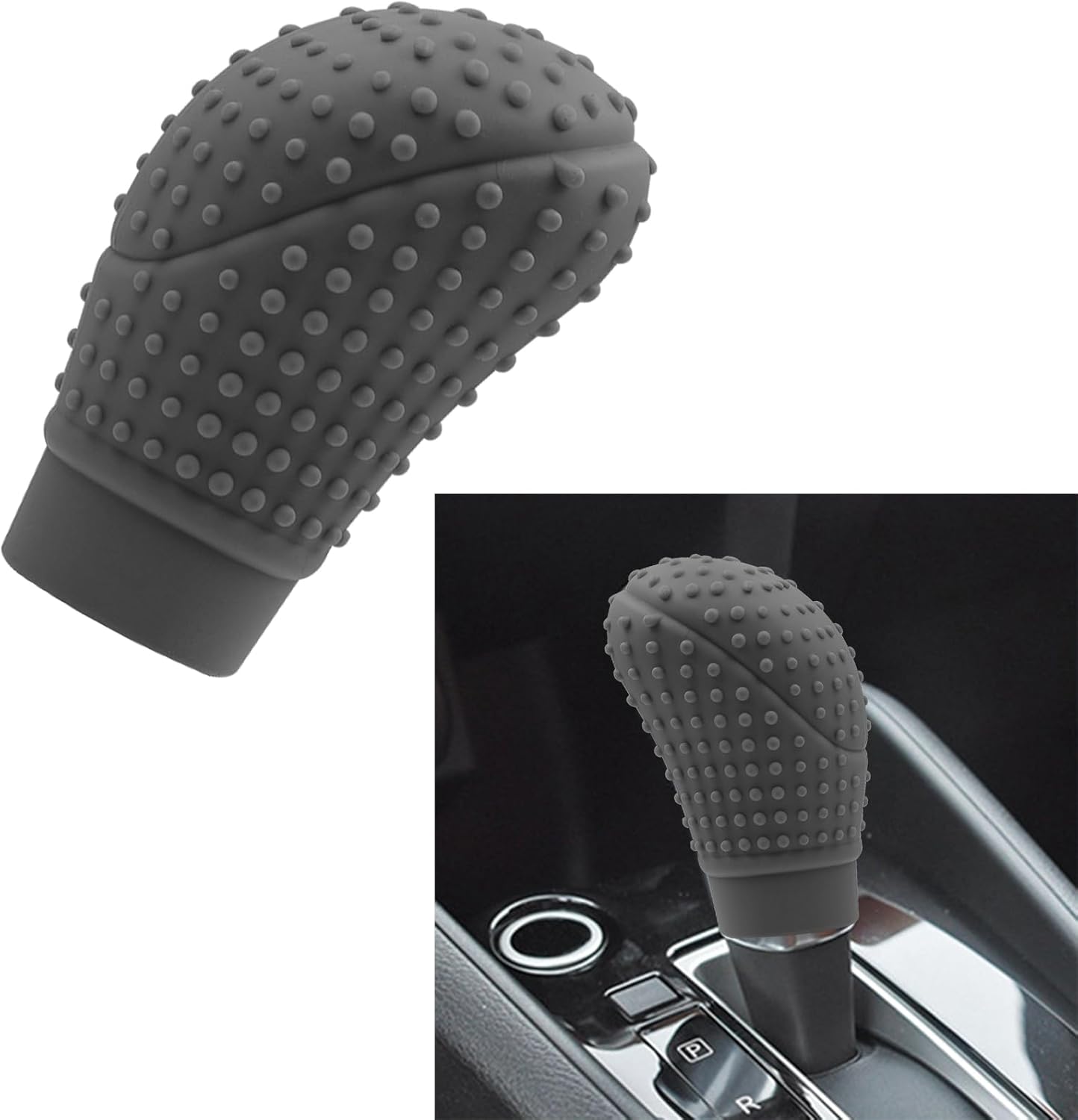 Amazon.com: Zufoty Car Gear Shift Knob Cover, Gear Shift Knob Cover Car ...