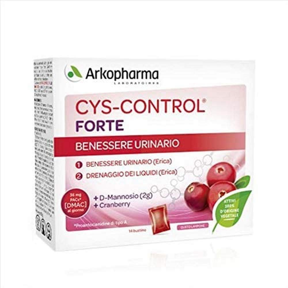 Arkopharma Integratore Cys-Control Forte Conforto Urinario, 14 Bustine : Amazon.it: Salute e ...