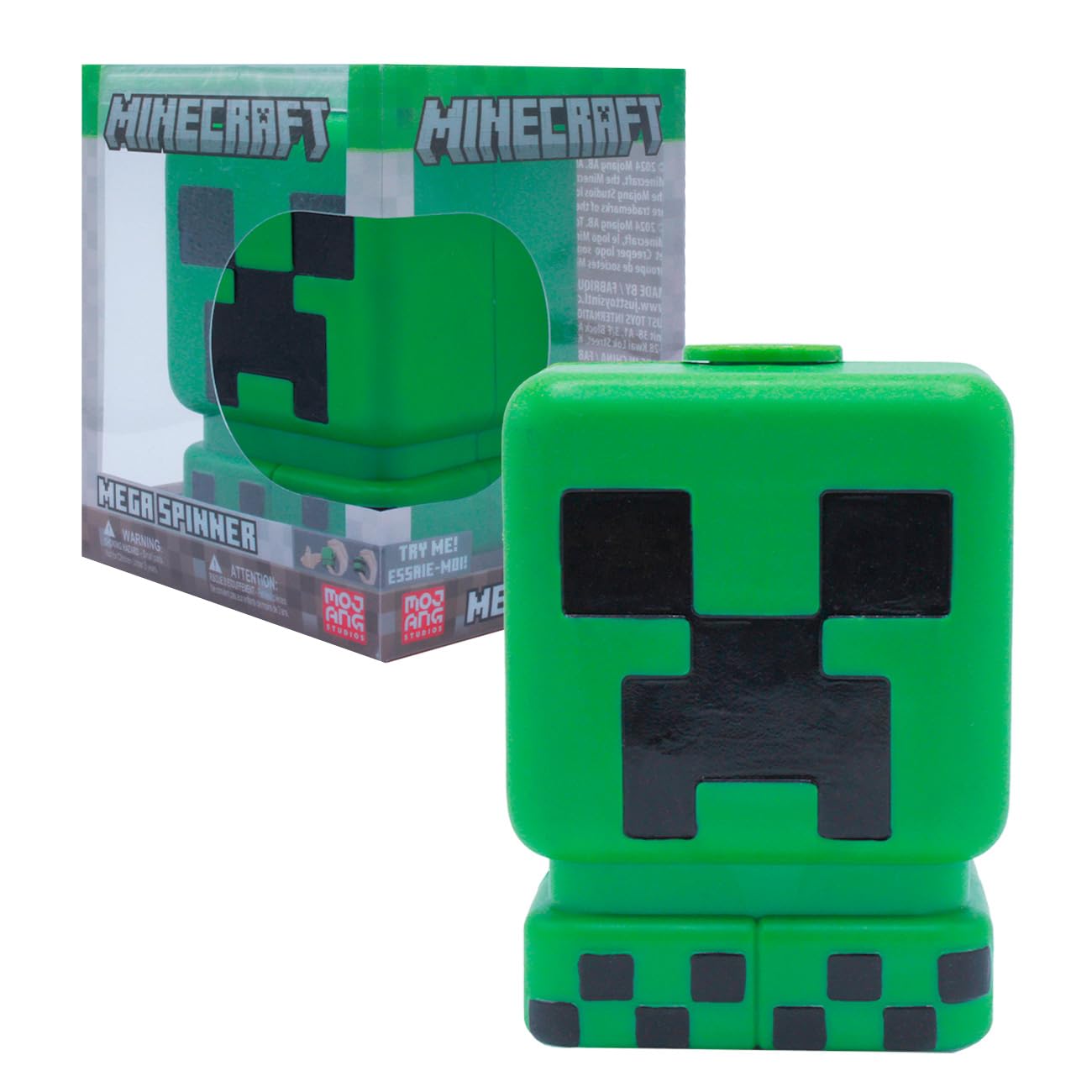 Snapklik.com : Minecraft Creeper MEGA Fidget Spinner Official Gaming ...