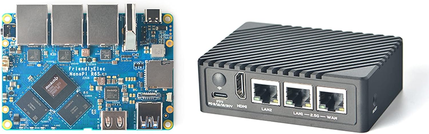 Nanopi R6S Mini Router OpenWRT with Three Gbps Ethernet Ports LPDDR4X ...