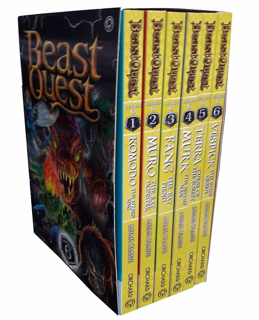 Beast Quest Pack: Series 6, 6 books, RRP £29.94 (Komodo, Muro, Fang ...