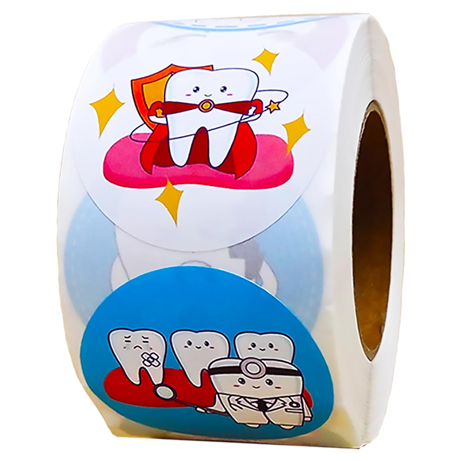 Amazon.com: PIBIPAID 500 Tooth Roll Stickers,for Dental Protection ...