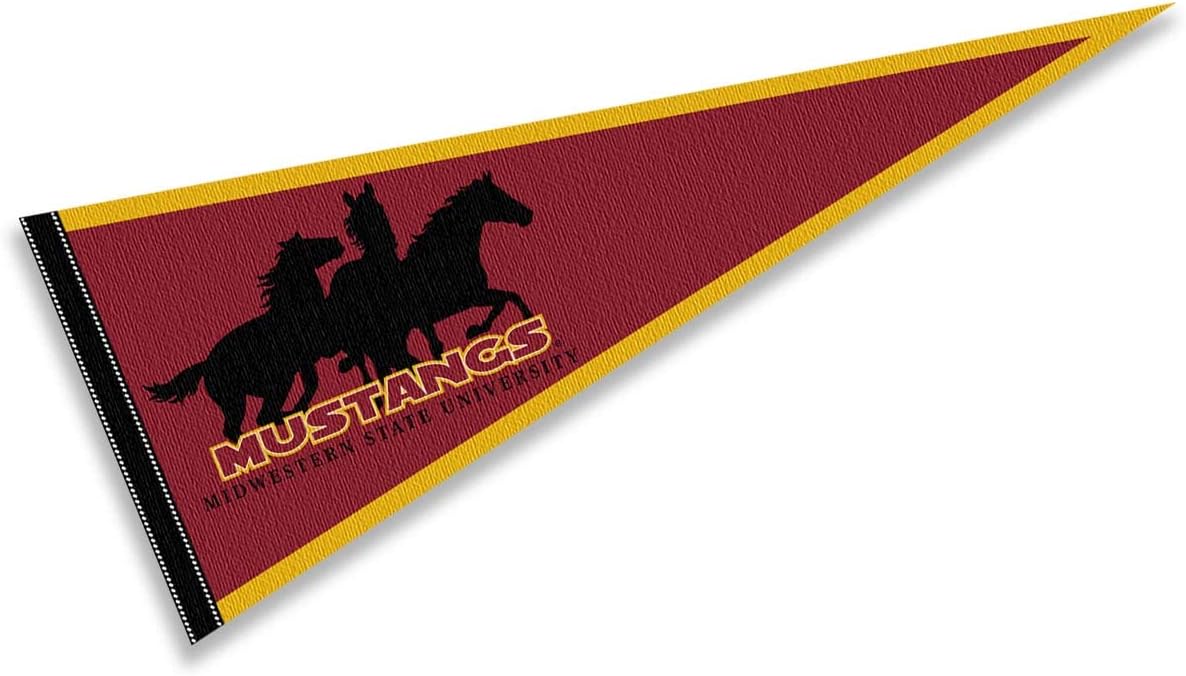 Amazon.com : Midwestern State Mustangs Pennant : Sports & Outdoors