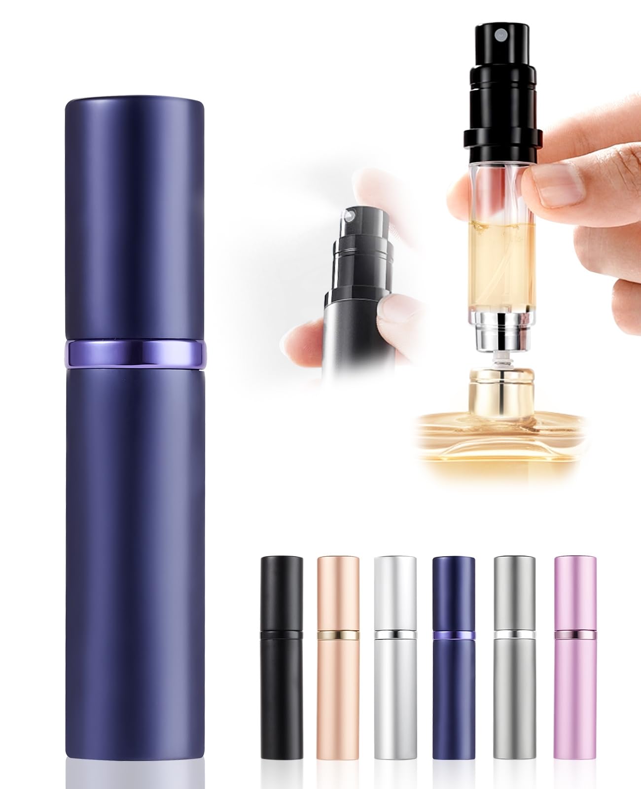 SUBORAWOS Perfume Atomizer Refillable – 5ml Portable Leakproof Travel ...