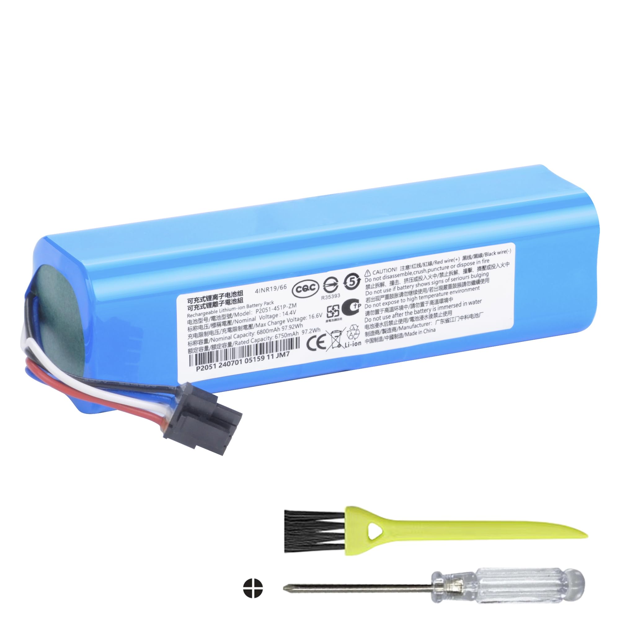 Amazon.com: ANCBD 6800mAh Battery Replacement for Dreame D9,D9 Pro,D9 ...