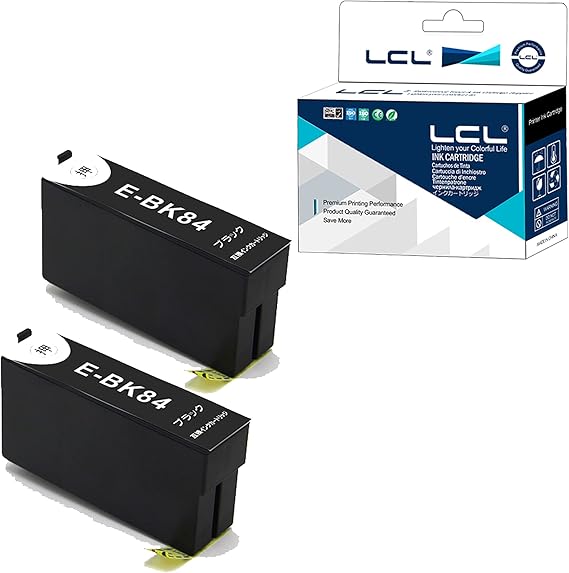 Amazon.co.jp: LCL EPSON用 エプソン用 ICBK84 ICBK83 互換インクカートリッジ (2パック ブラック) 增量 残量表示付き 対応機種:PX-M781F/PX ...