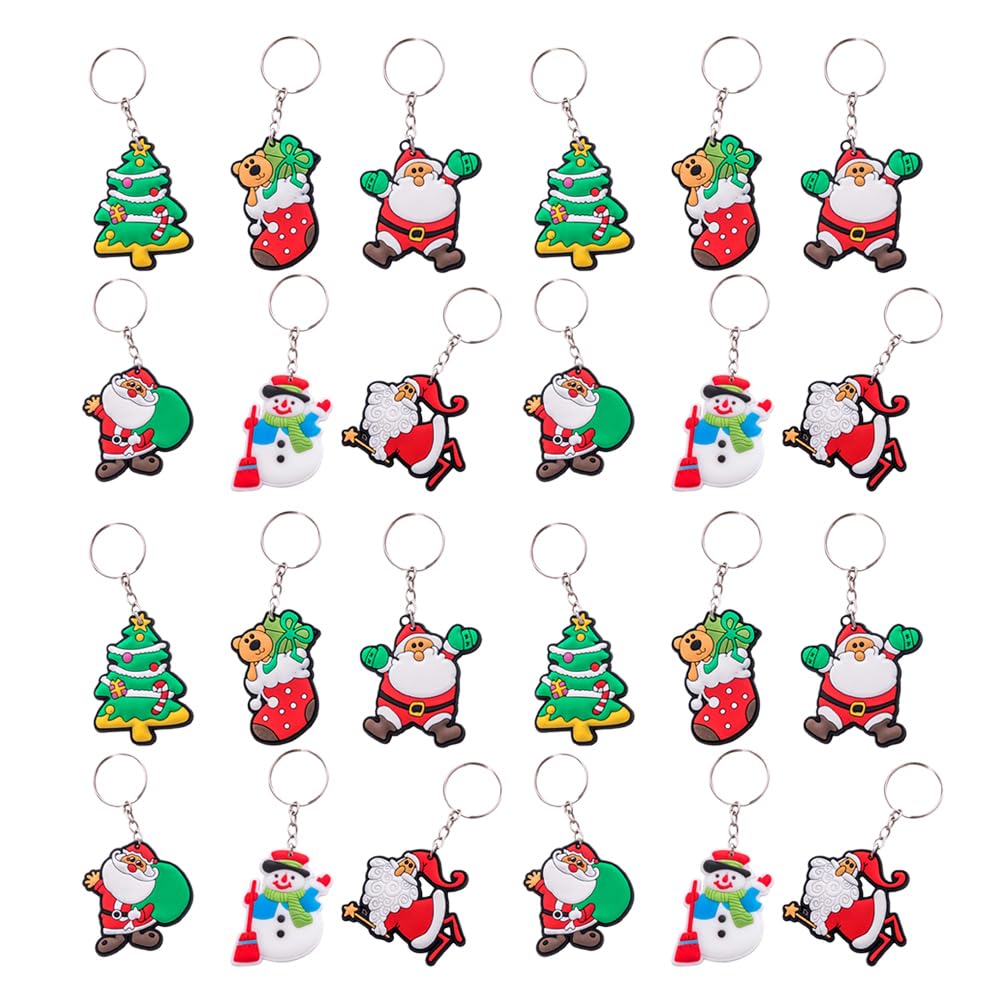 Amazon.com: VOSAREA 30Pcs Christmas Bag Ornaments Reindeer Keychain ...