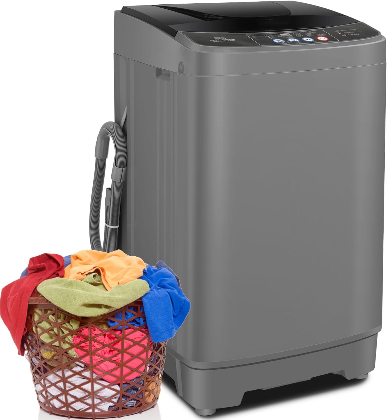 Amazon.com: Nictemaw Portable Washing Machine 15.6Lbs 2.1 Cu.ft Full ...