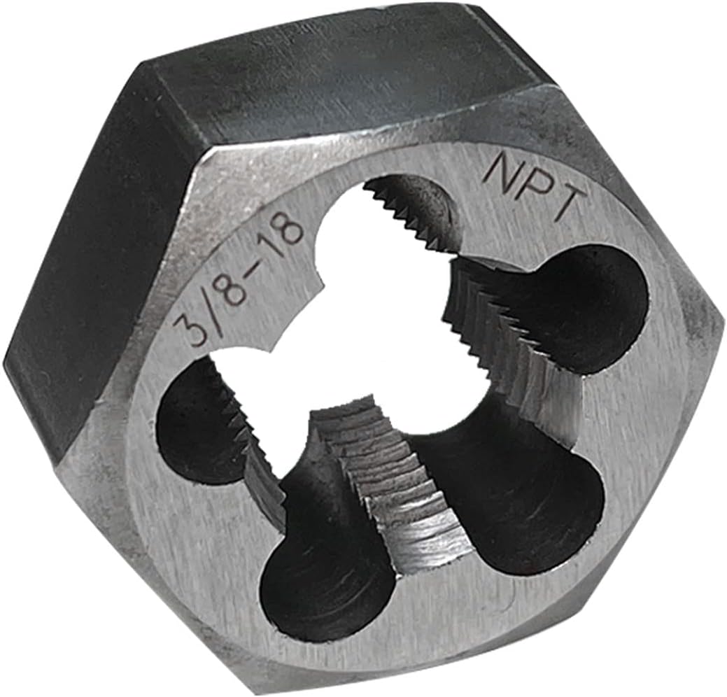 Amazon.com: 3/8" - 18 NPS Straight Thread Pipe Die : Industrial ...