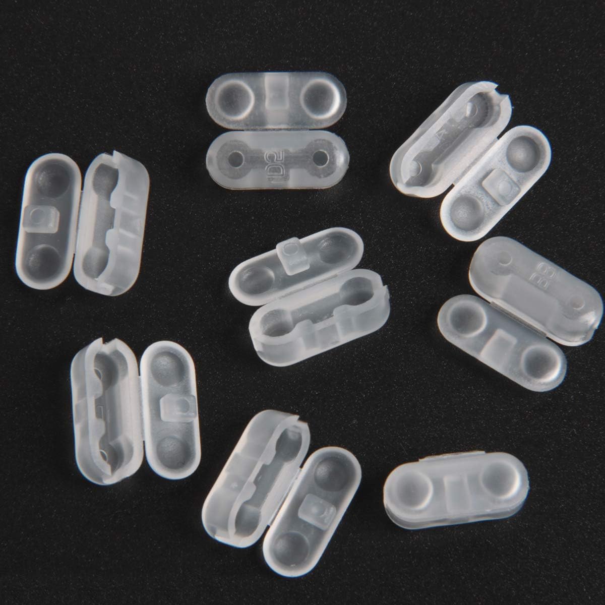 Amazon.com: SBYURE 20 Pack Clear Plastic Beaded Chain Connector ...