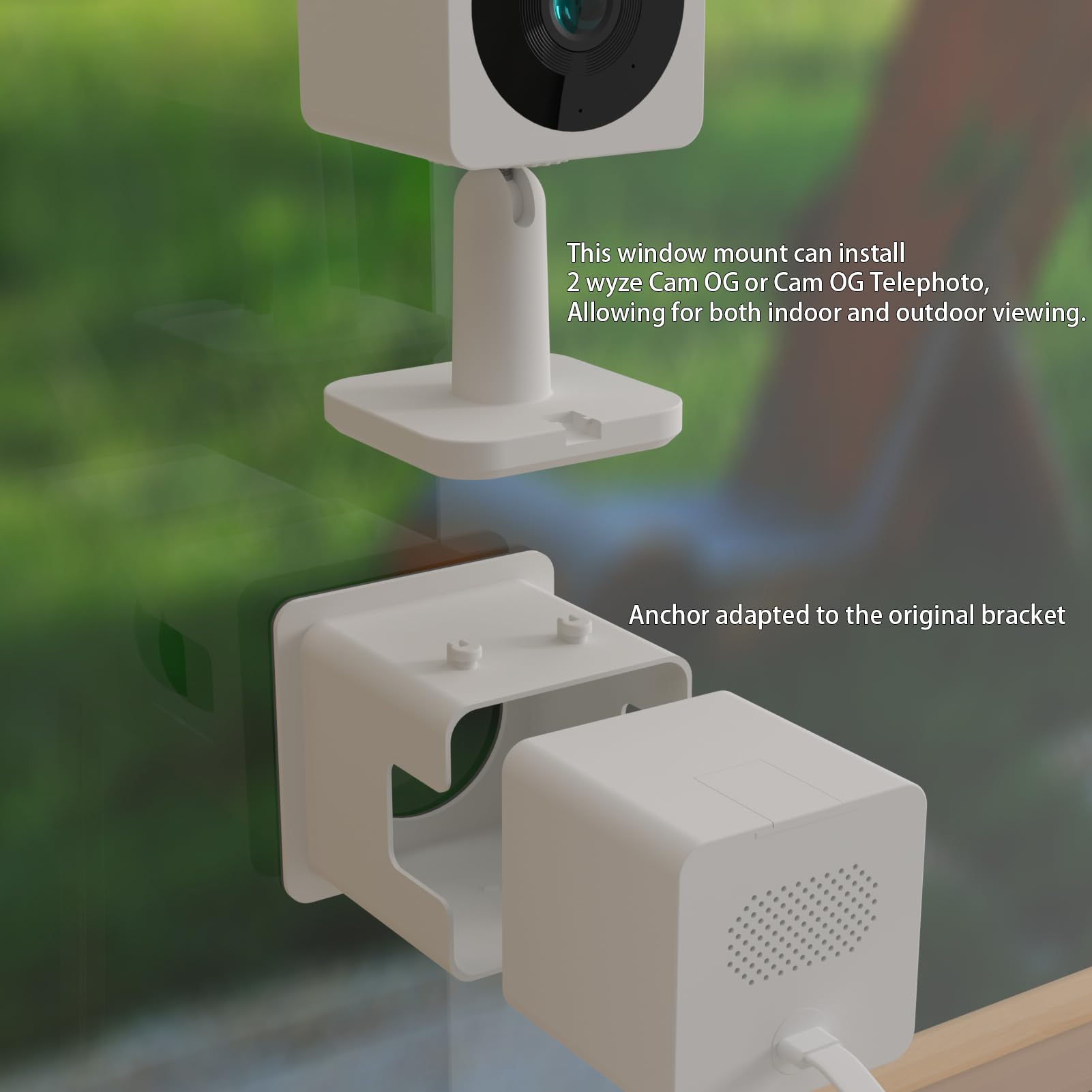 Snapklik.com : Teccle Window Mount For Wyze Cam OG And OG Telephoto ...