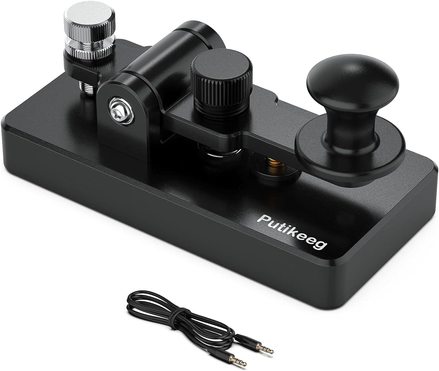 Putikeeg cw Morse Key,Telegraph Key,Amateur Radio cw keyer,Morse Code Machine,Telegram Keyboard ...