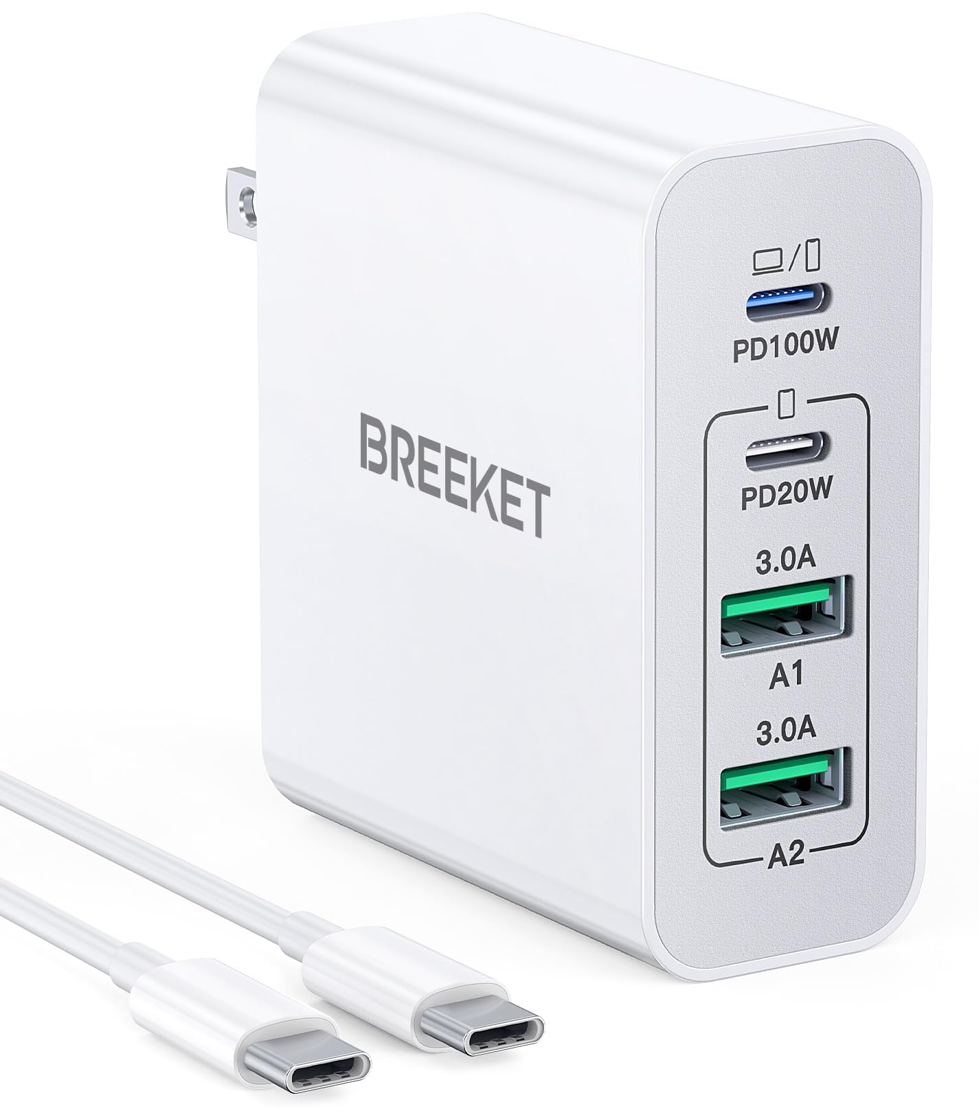 Amazon.com: Mac Book Pro Charger - 140W 4 Port USB C Charger Block Fast ...