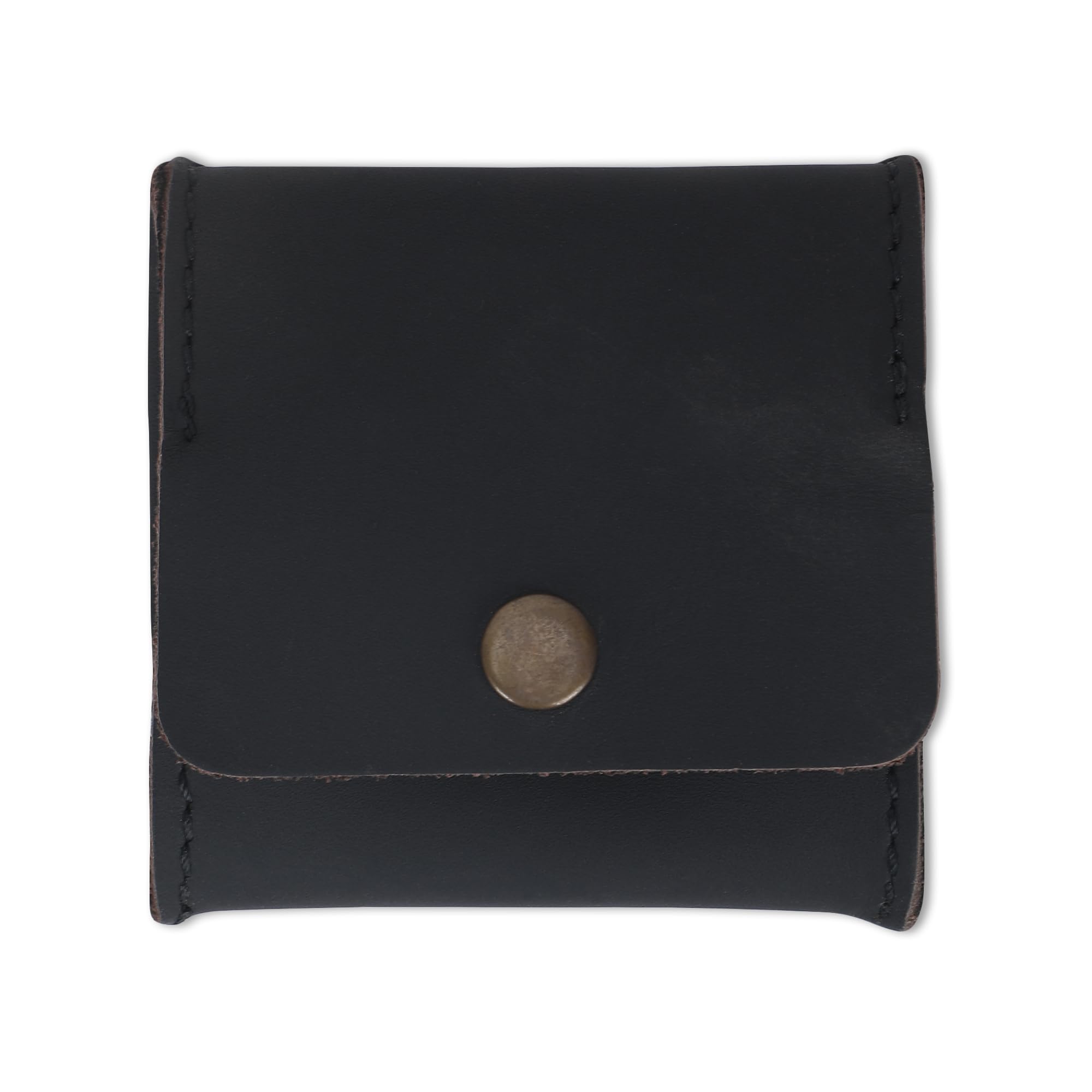 Amazon.com: CestAntiQ Genuine Leather Squeeze Coin Pouch Moon Pocket ...