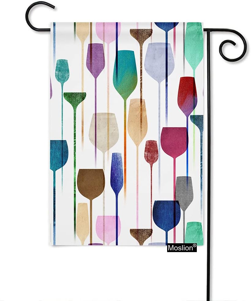 Amazon.com : MAIANEY (12"x18") Good Friends Good Wine Good Times Flag ...