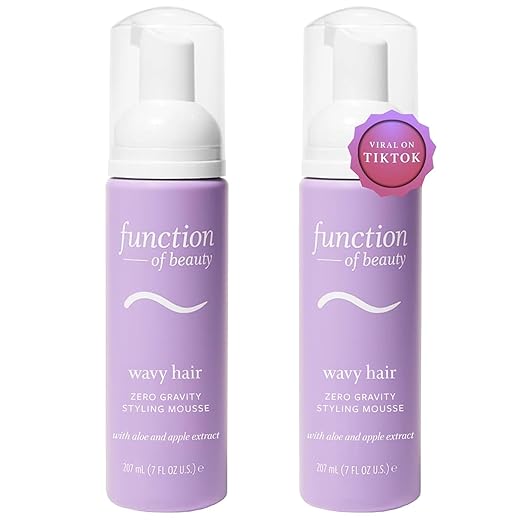 Amazon.com: FUNCTION OF BEAUTY Zero Gravity Styling Mousse, 7 oz Each ...