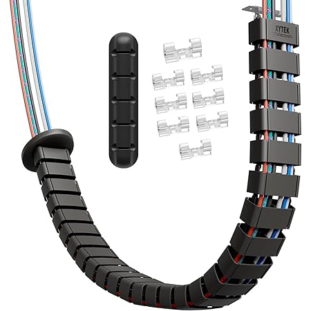 Amazon.com: VIVO Vertebrae Cable Management Kit, Height Adjustable Desk ...