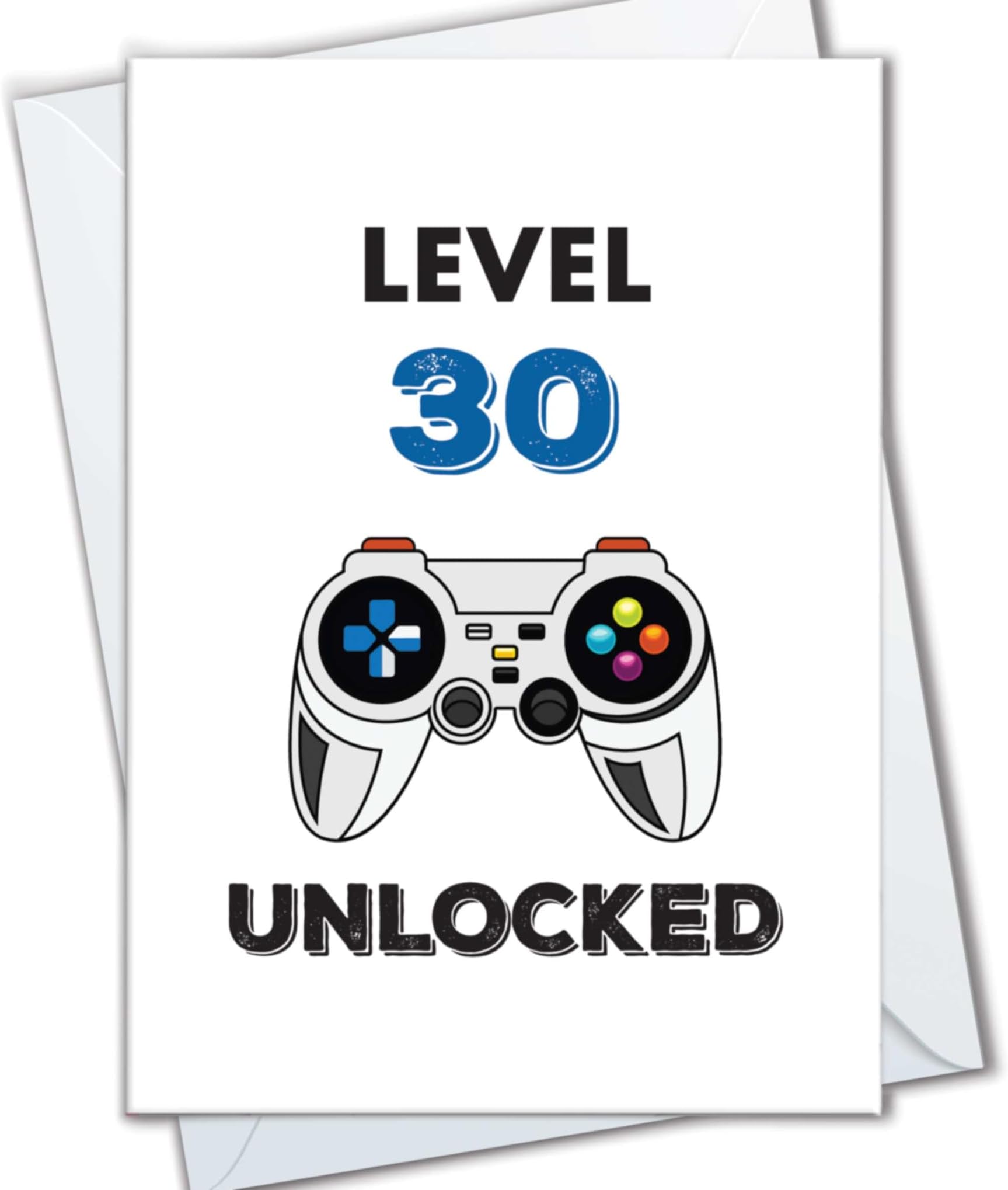 Amazon.com : 30th Birthday Card for Men Women, Funny Level 30 Unlocked ...