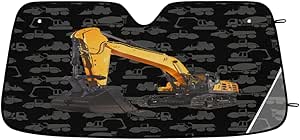 Amazon.com: Car Windshield Sunshade Truck Excavator,Blocks Sun Visor ...
