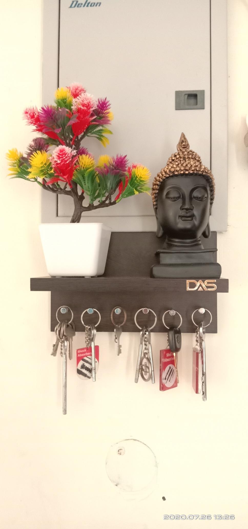 DAS Wall Mounted Home D cor Key Chain Holder/Organizer Key Hooks with ...