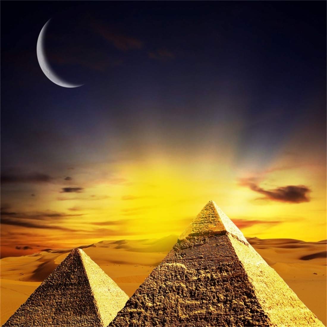 The Pyramid Backdrop Yeele 5x5ft Photography Background Egypt Pharaoh ...