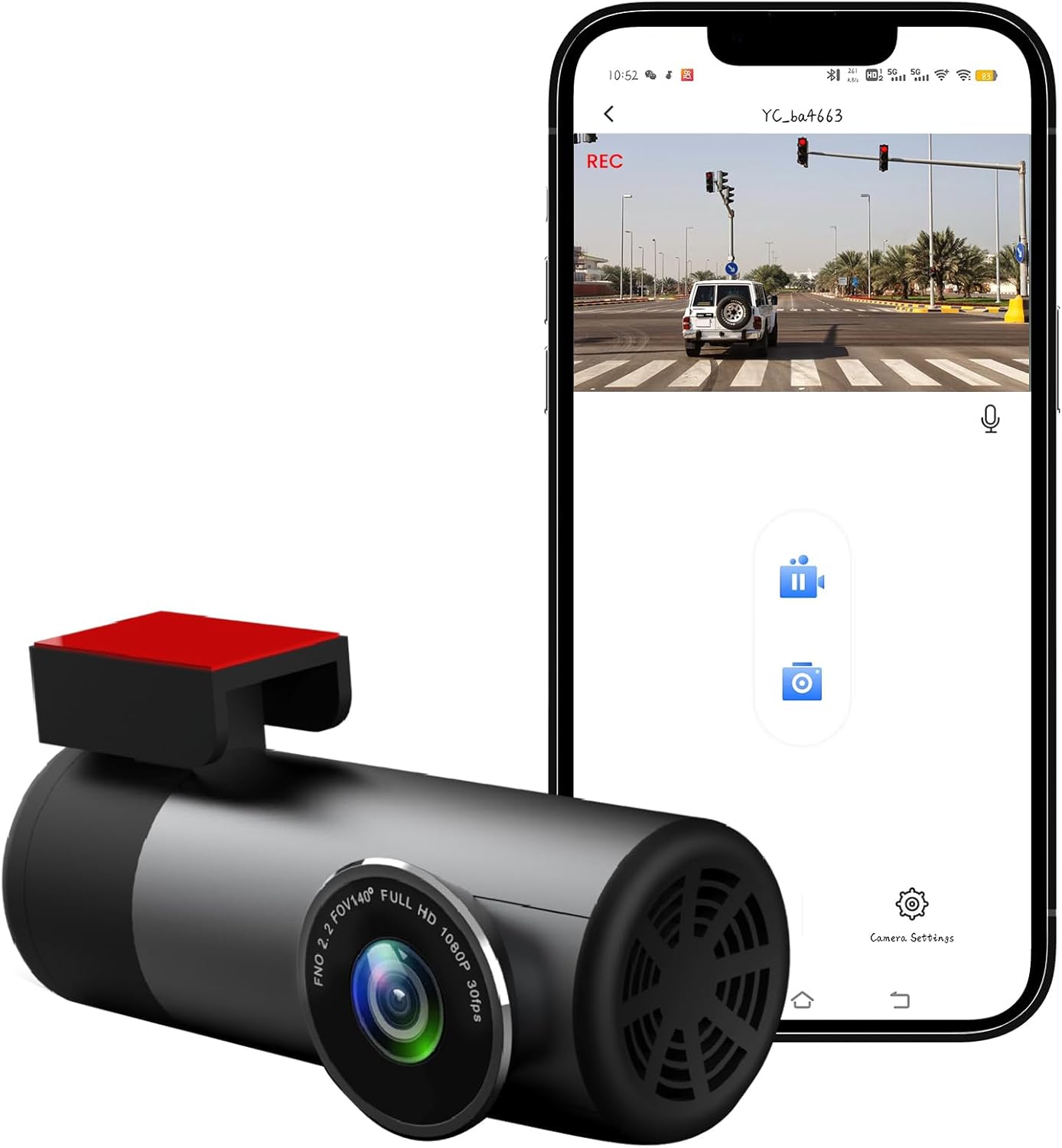 Mini Dash Cam Full HD 1080P Front Dash Camera Wireless Car DVR with ...