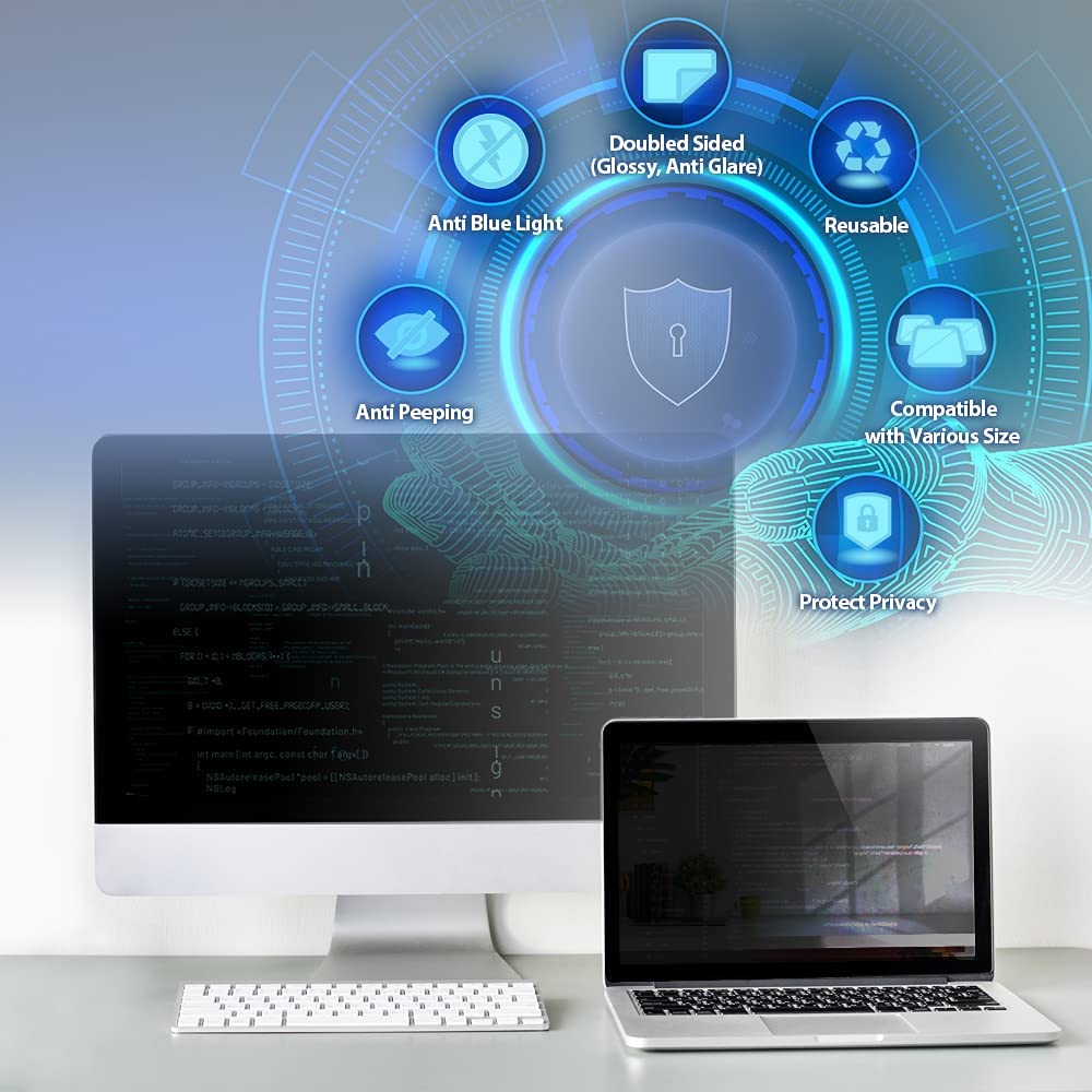 24" Wide - A Type Monitor Privacy Screen Protection Filter Healing ...