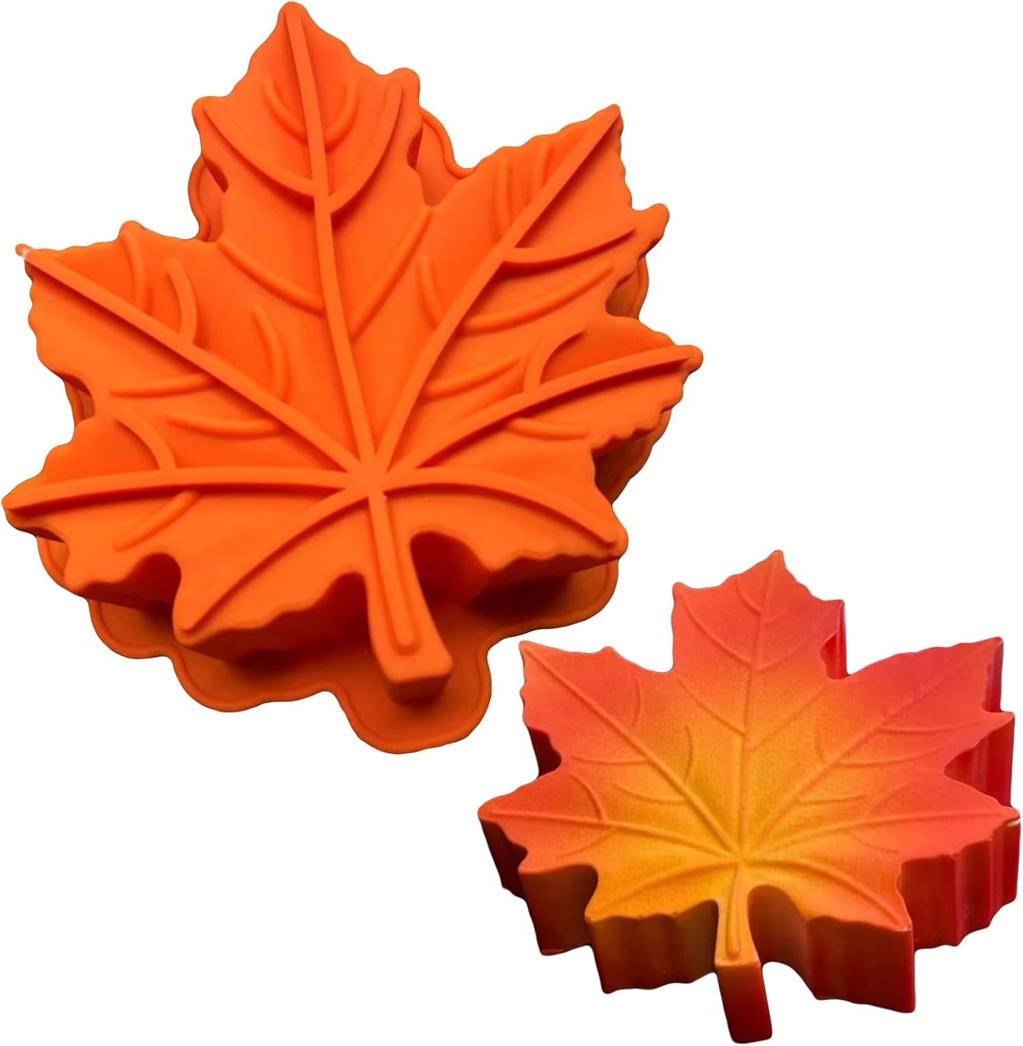 Amazon.com: Fall Silicone Cake Mold Maple Leaf Molds for Baking ...