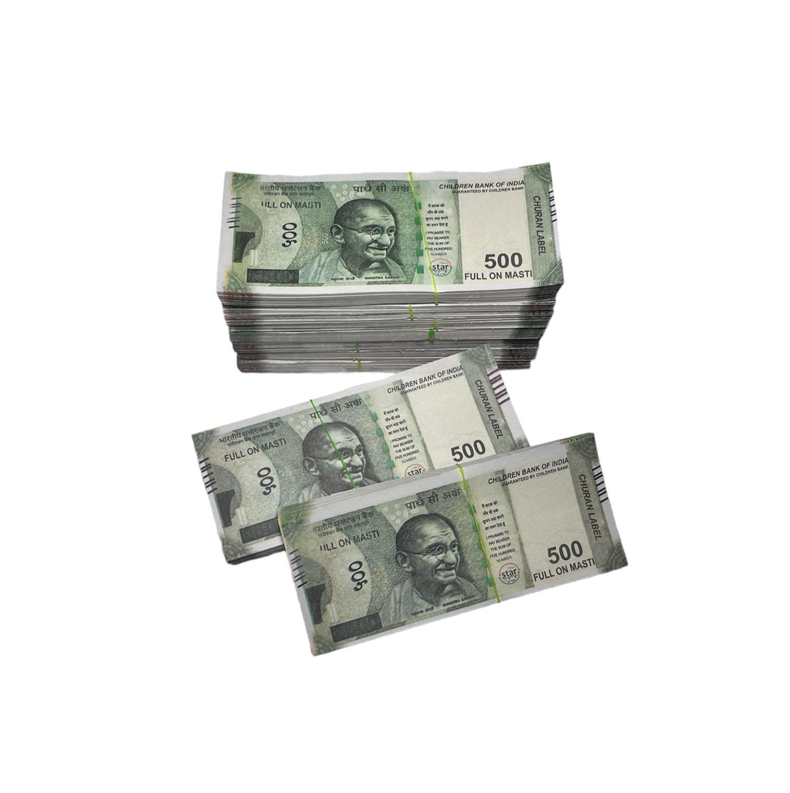Indian Money 500 Rupees Bundles