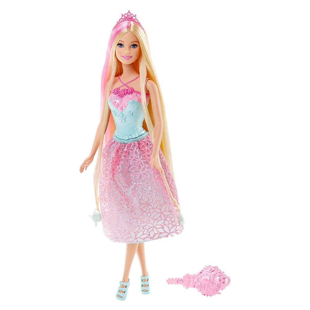 Amazon.com: Barbie Princess Doll with Styling Beads in Her Pink ...