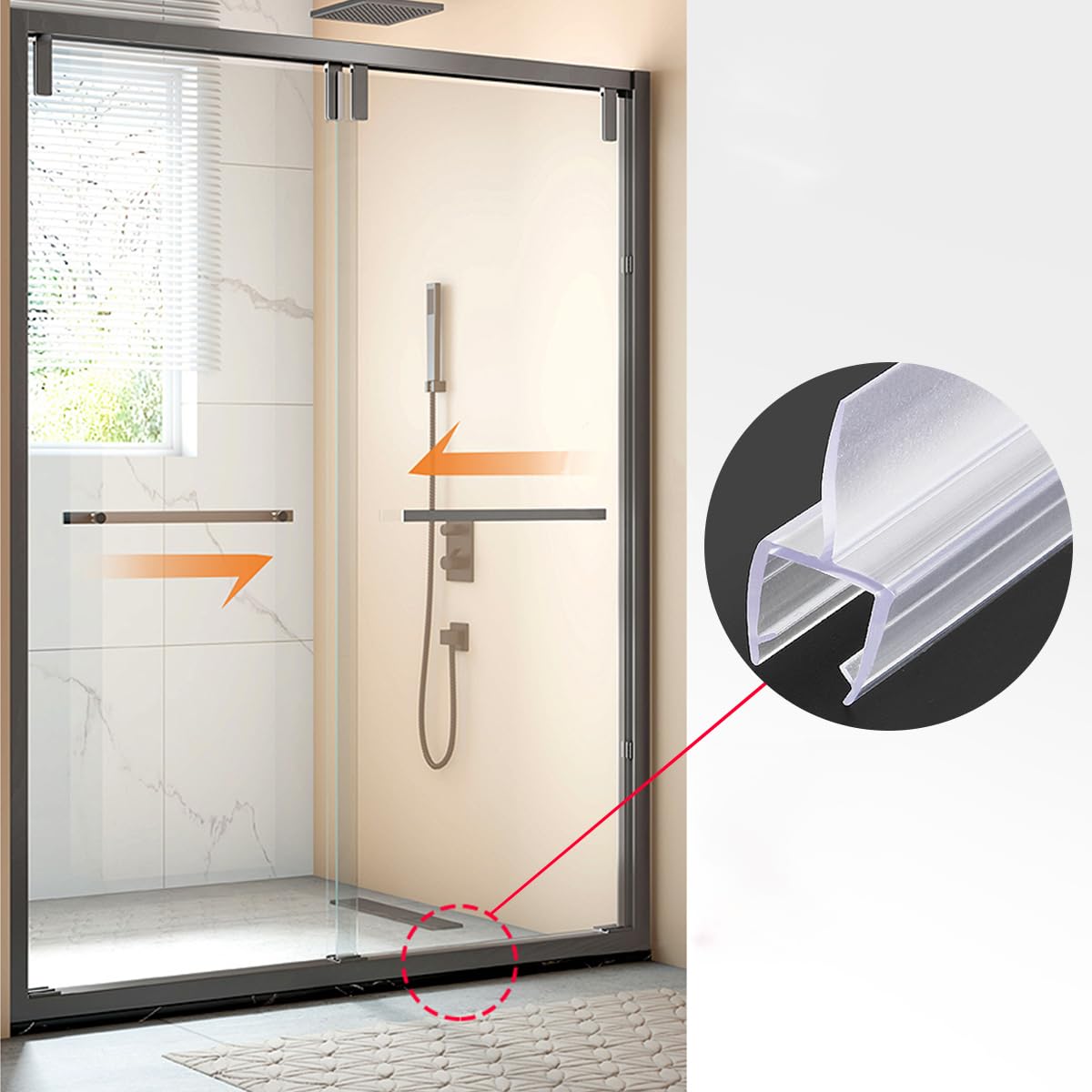 Frameless Shower Door Seal Replacement