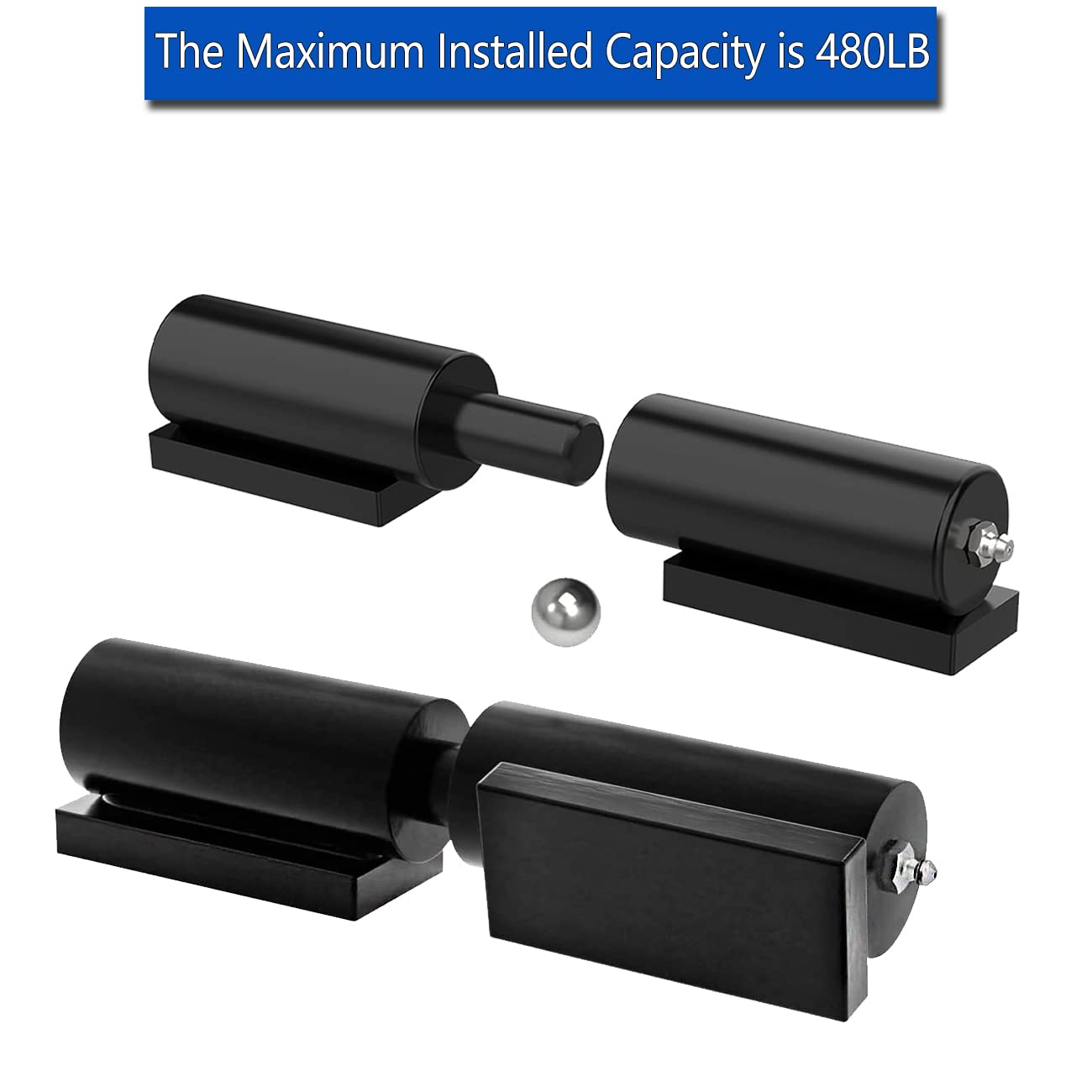 1 5 Inch Square Tube Gate Hinges Adjustable Gate Frame Kits | Hoover