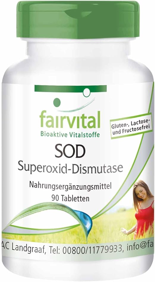 SOD Tabletten - Superoxid-Dismutase - HOCHDOSIERT - 6.000 F.I.P. pro ...
