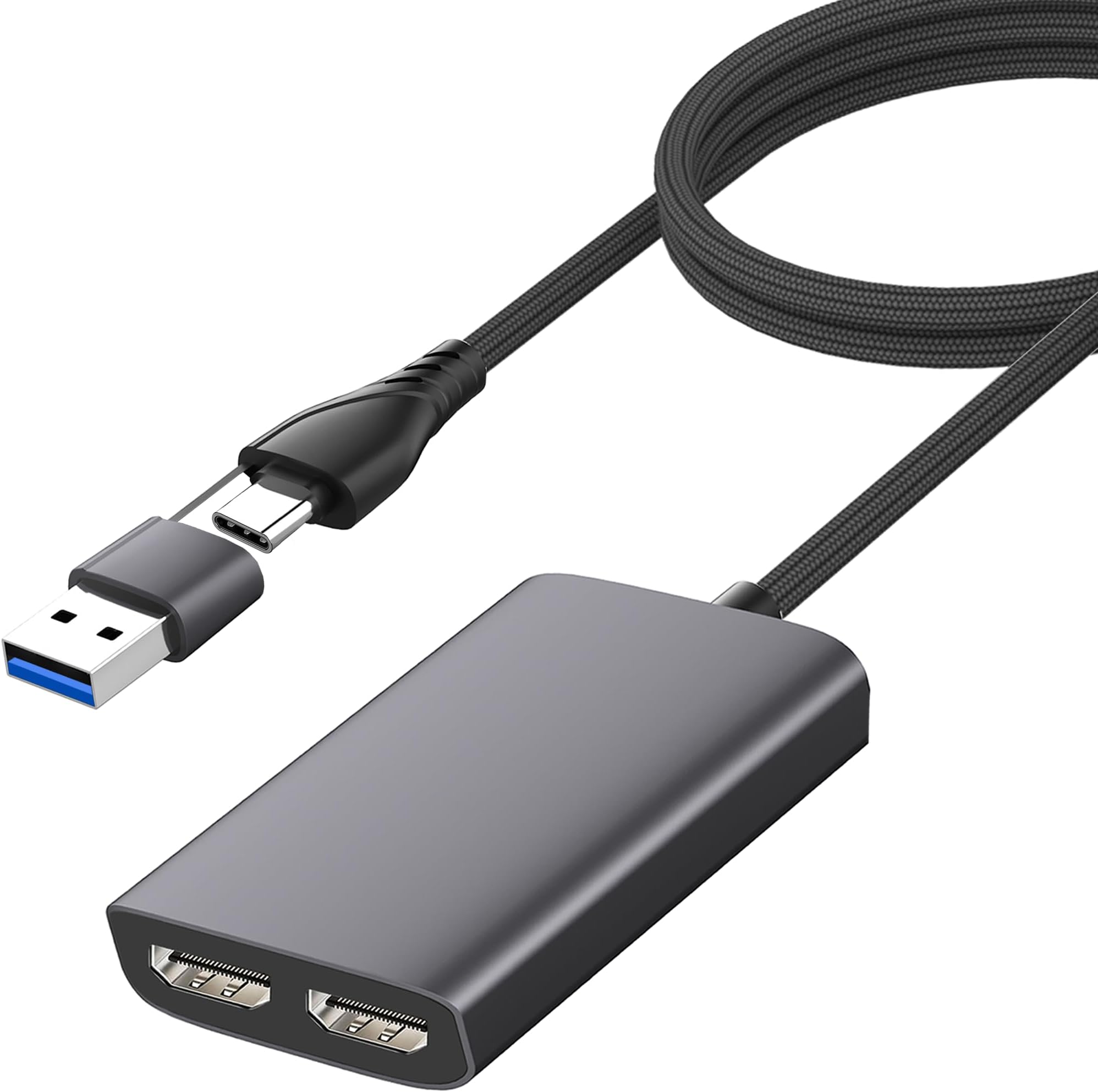 Amazon.com: Laptop Docking Station Dual Monitor, USB to Dual HDMI ...