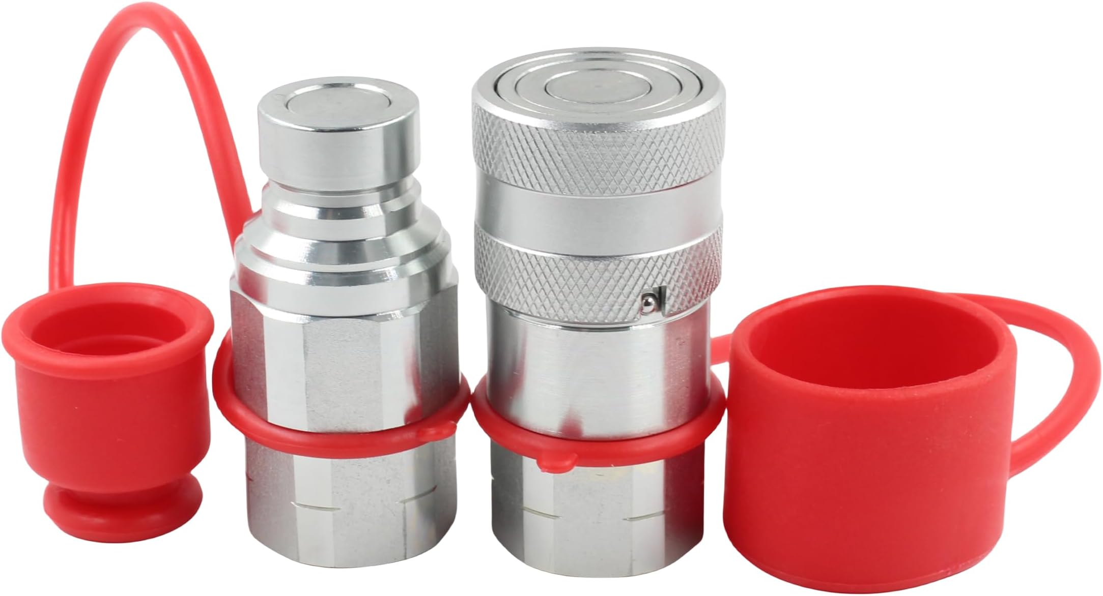 Amazon.com: Blueagle 1/2" NPT 1/2'' Body Skid Steer Bobcat Flat Face ...