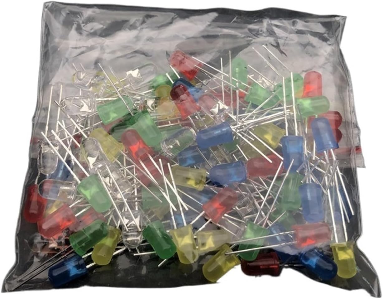 Amazon.com: 3mm and 5mm LED Lights Emitting Diodes Assortment Set Kit ...