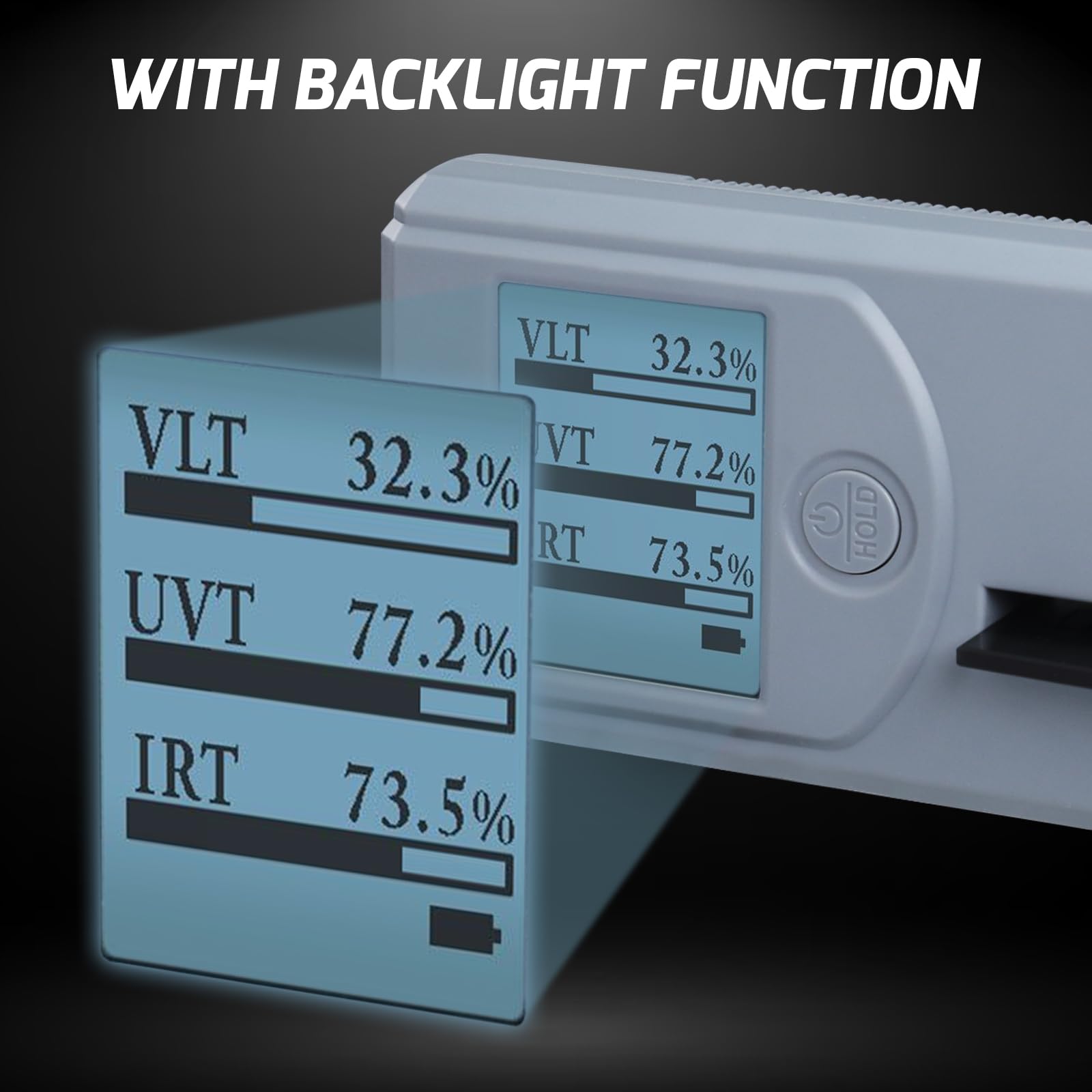 Snapklik.com : Tint Meter Car Window Tint Meter Auto Rotating Screen ...