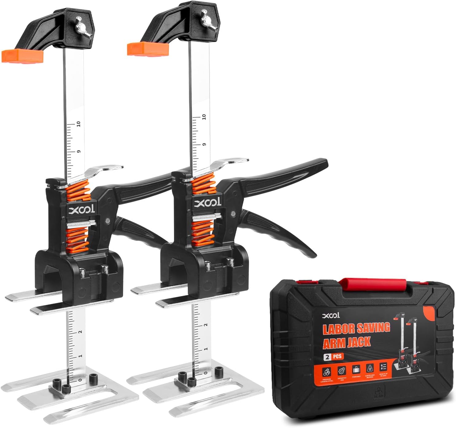 Amazon.com: XOOL 2 Pack Labor Saving Arm Jack, 14" Construction Jack ...
