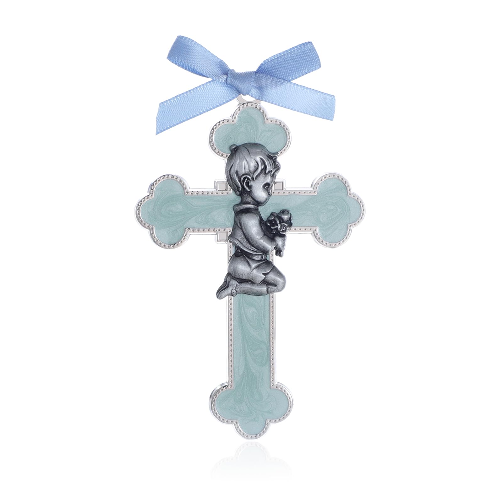 Amazon.com: KOMI Baby Wall Cross Catholic Baptism Gifts for Boys ...