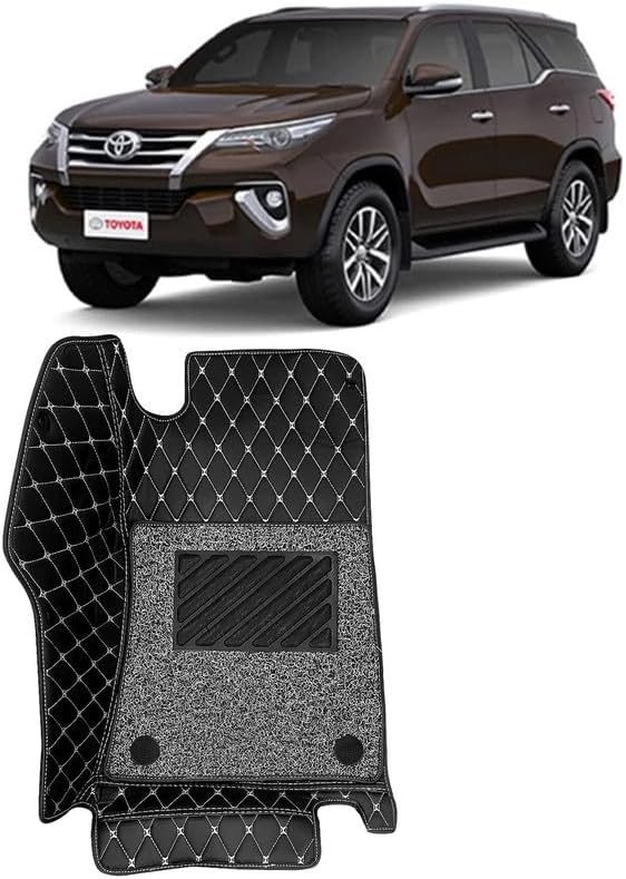 Auto Beast Custom Fitted 7D Car Foot Mats specfic for Toyota Fortuner ...
