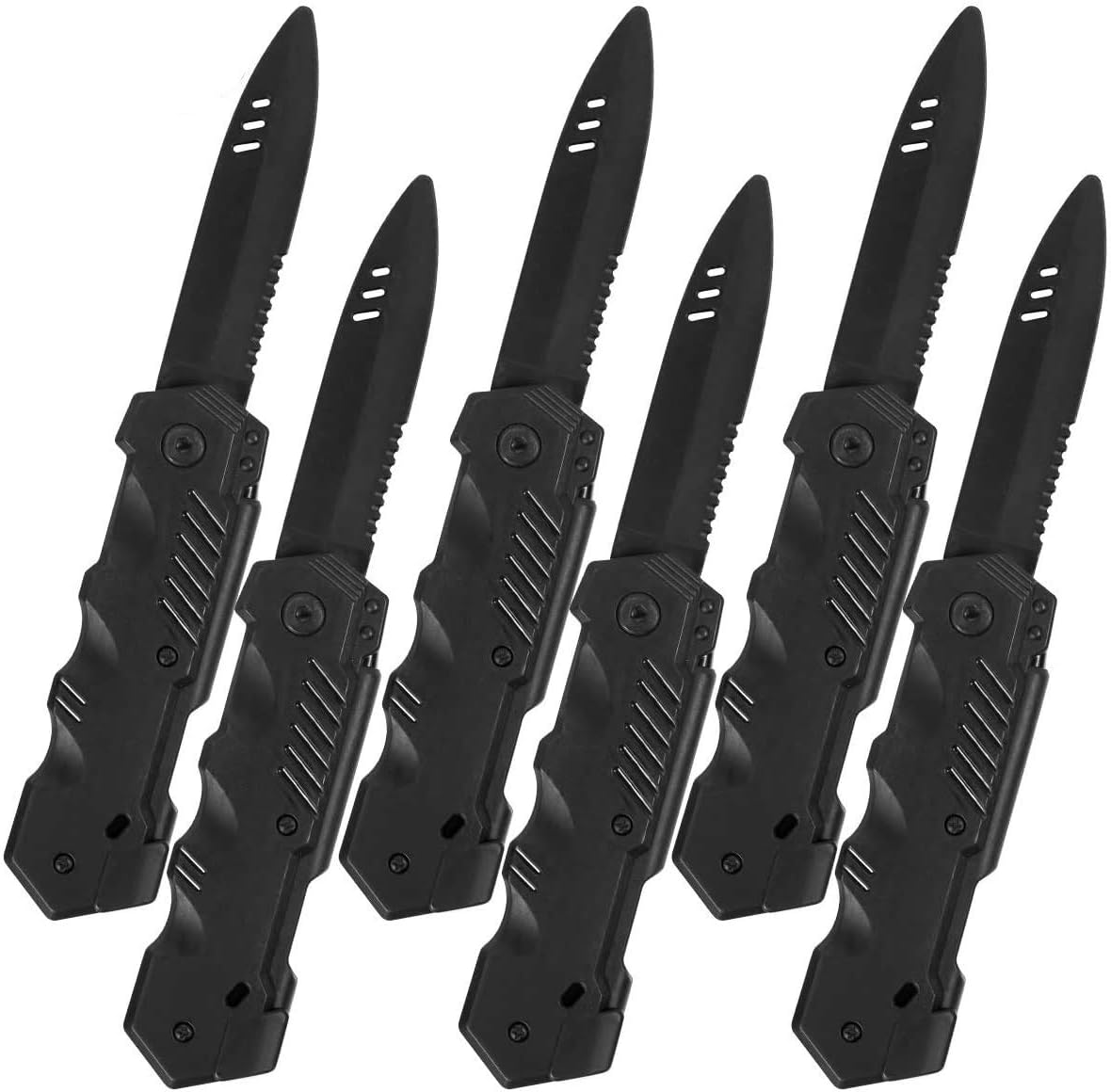 Amazon.com: ZJoey 9 Pack Retractable Fake Knife Retractable Knife ...