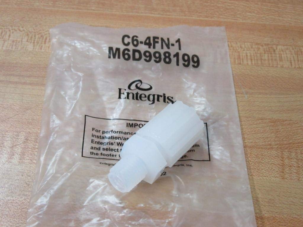 Entegris C6-4FN-1 FlareTek Straight Adapter MNPT C64FN1: Amazon.com ...